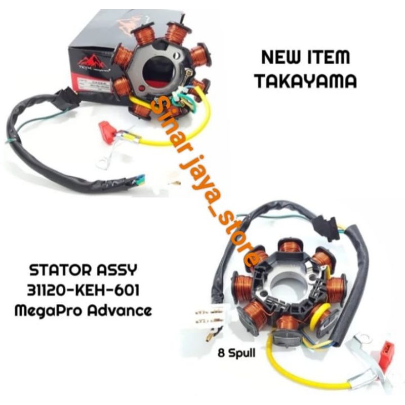 Spull Komplit Stator Megapro New Primus Megapro Advance Takayama | Lazada Indonesia