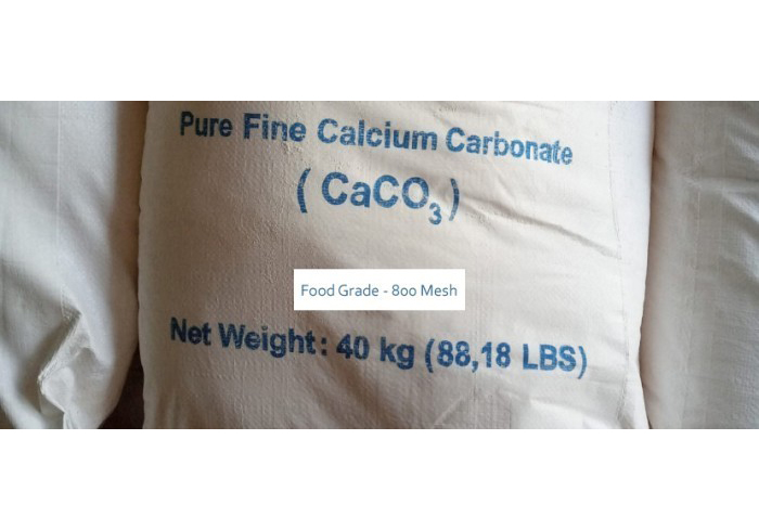 Pure Fine Calsium Carbonate/ CaCO3 (Food Grade - 800 Mesh) 1 Kg ...