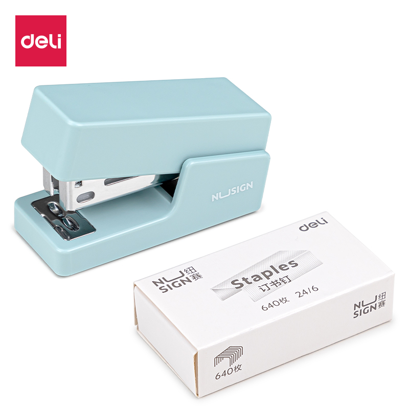 Nusign Stapler / Stapler Mini Kapasitas Kertas 12 lembar 4 Warna Free ...