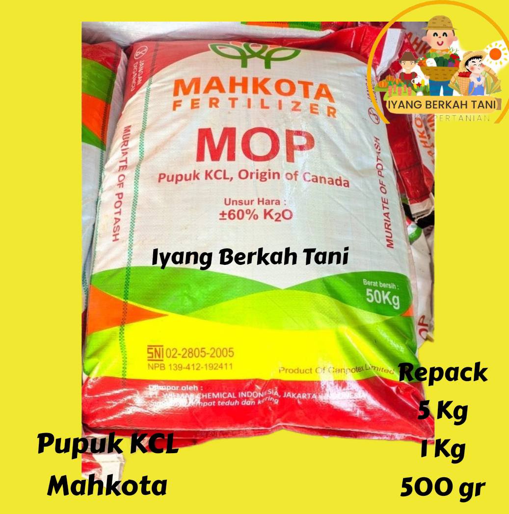 Pupuk KCL/MOP MAHKOTA REPACK 1KG | Lazada Indonesia