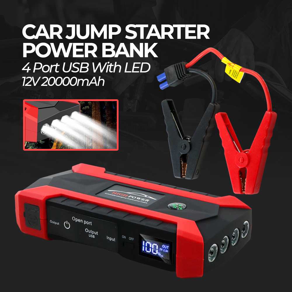 Power Bank Car / Set Alat Power Bank car Multifungsi / XOJOX Power Bank ...