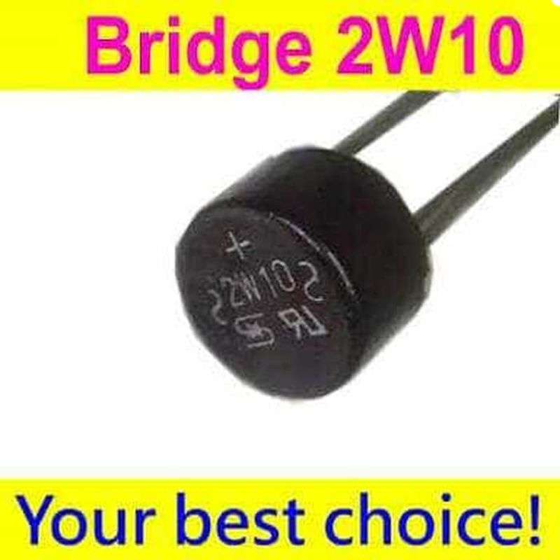 Dioda Bridge 2w10 bridge rectifier pengganti 4 dioda diode | Lazada ...
