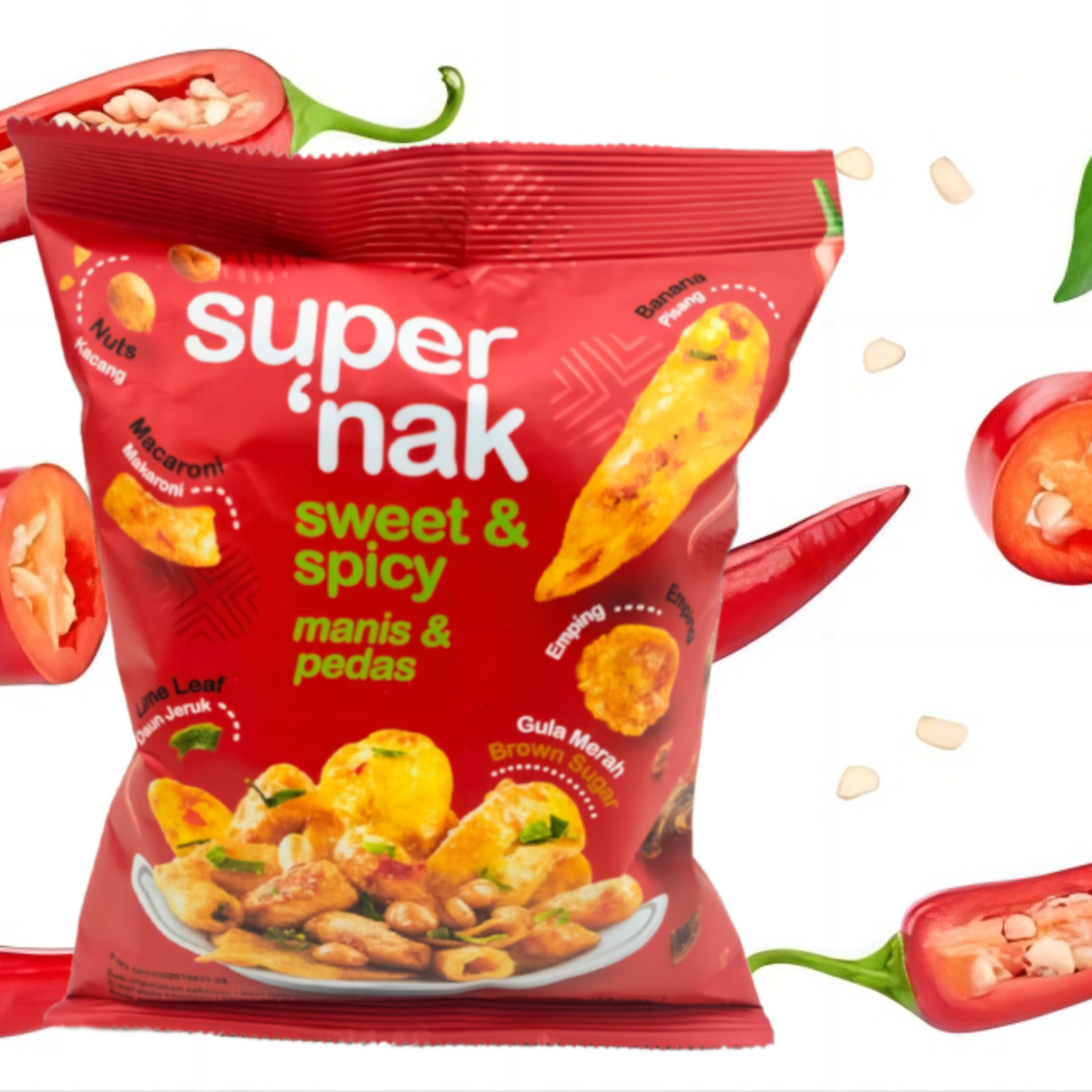 Super Nak / Snack Macaroni Goreng / Makaroni Aneka Rasa / 50gr | Lazada ...