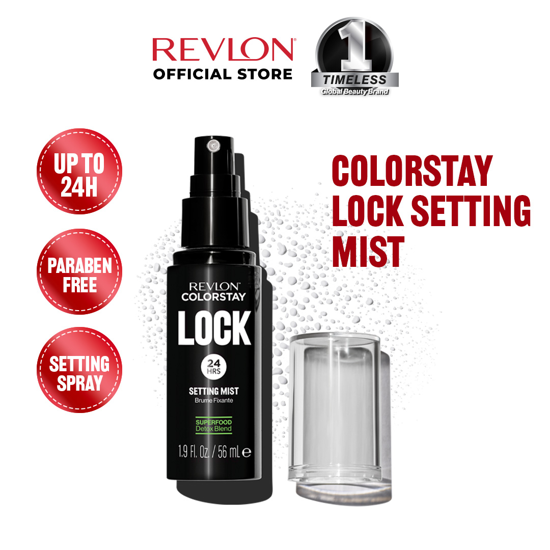 Revlon ColorStay Lock Setting Mist (Setting Spray Tahan 24 Jam ...