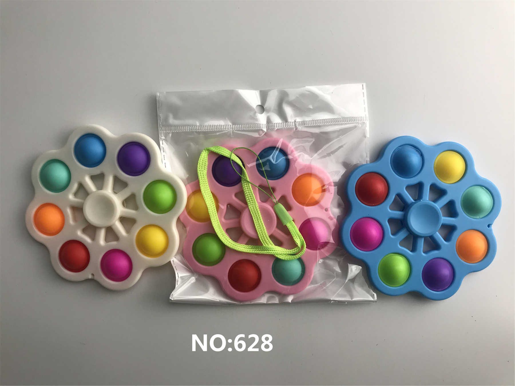 Mainan Anak Fidget Spinner Pop It Stress Relieving Toys Penghilang ...