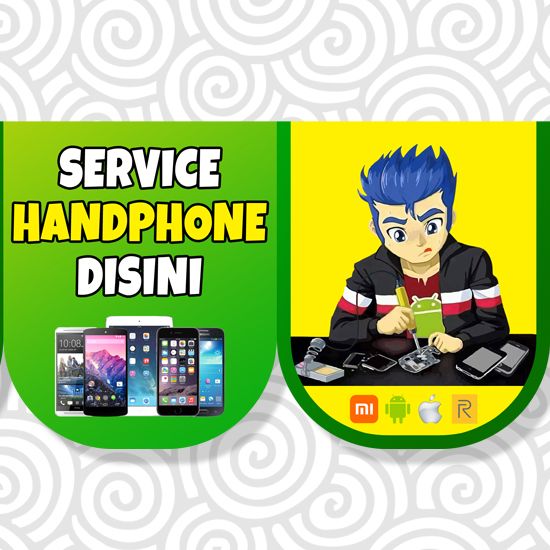 BANNER RENDA SPANDUK KONTER SERVIS VARIAN TERBARU | Lazada Indonesia