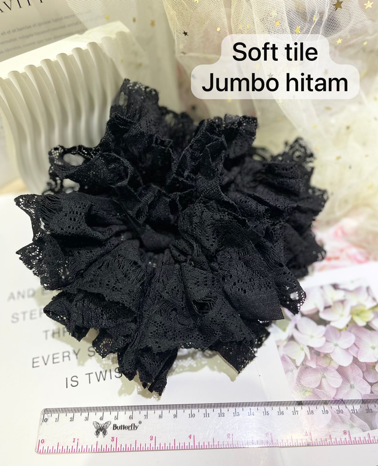 HIJAB CEPOL/SCRUNCHIE HIJAB TULLE Scrunchie Tile Hijab | Scrunchie Tile ...