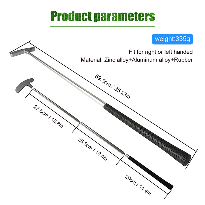 Set Kado Putter Stick Golf termasuk 2 bola Panduan Portabel Golf Putter ...