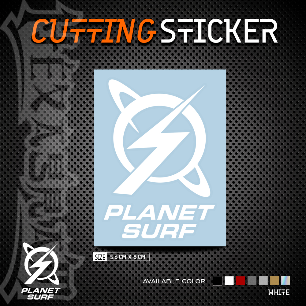 Cutting Sticker Planet Surf Logo | Stiker Cutting Logo Planet Surf ...
