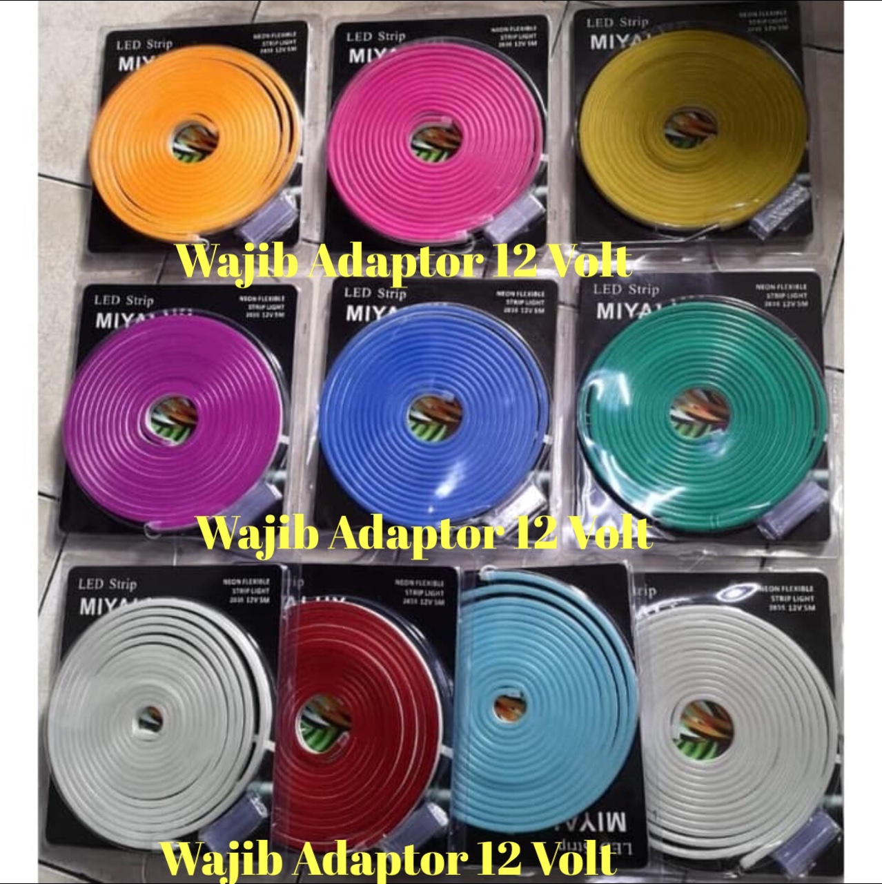 Neon Flex DC 12Volt 5m Neon Flexible 5 Meter 12Volt Neon Flex Led ...