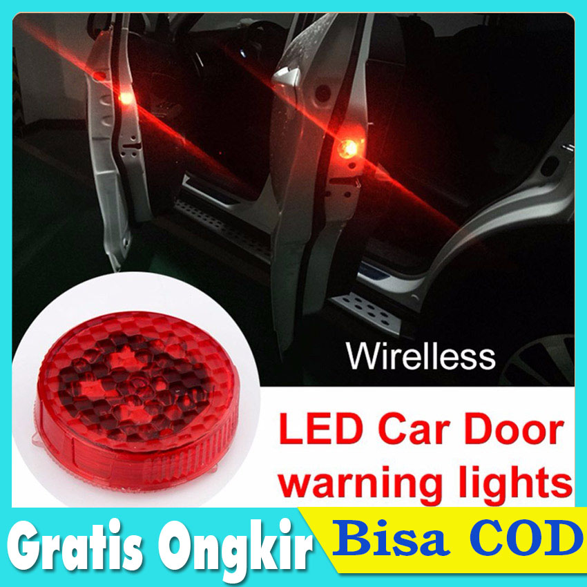 【Dikirim dlm 24jam】2buah/set Lampu Peringatan LED Buka Pintu Mobil ...