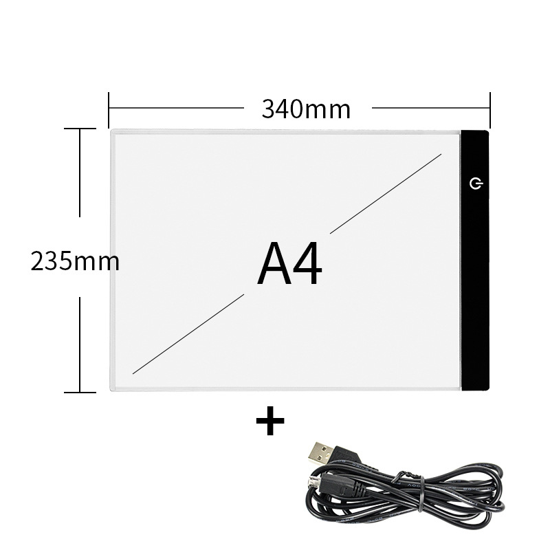 Papan Pelacakan Drawing Tracing Board A4 Trace Board Papan Jiplak ...