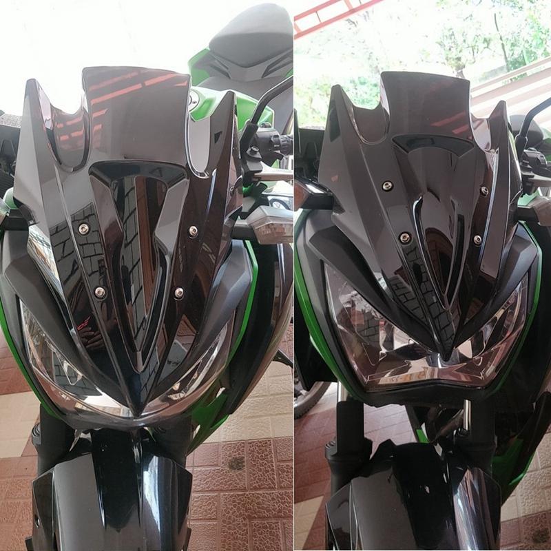 Windshield for Kawasaki Z250 Z300 Z 250 300 2013 2014 2013-2015 Double ...