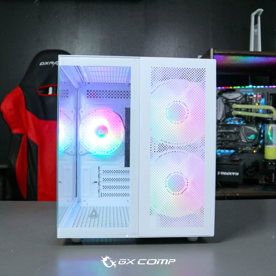 Paradox Gaming Cassing Rengganis Dual Chamber | m-ATX Gaming Case ...