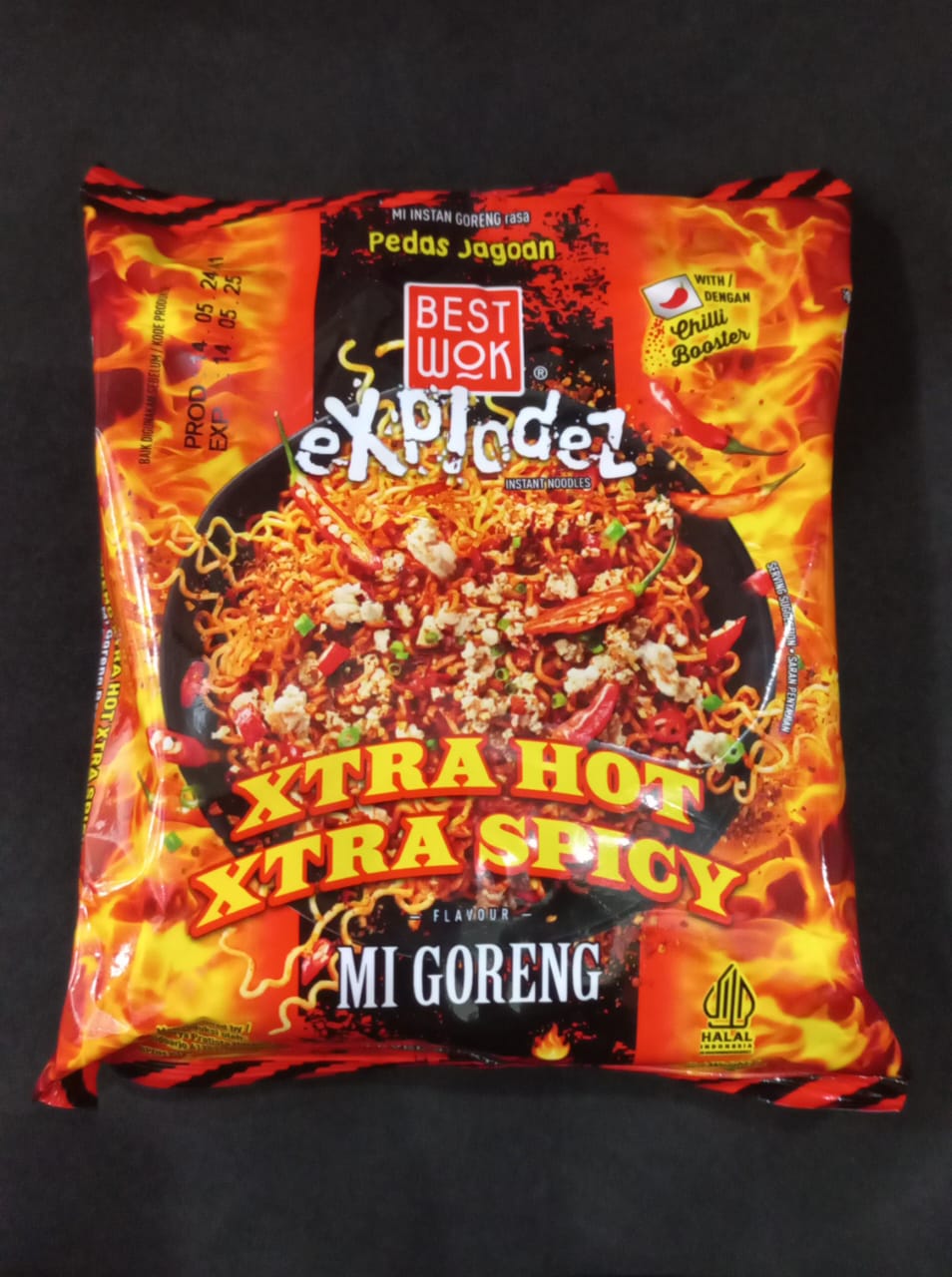 BEST WOK MIE INSTAN GORENG EXPLODEZ EXTRA HOT EXTRA SPICY 75GR | Lazada Indonesia
