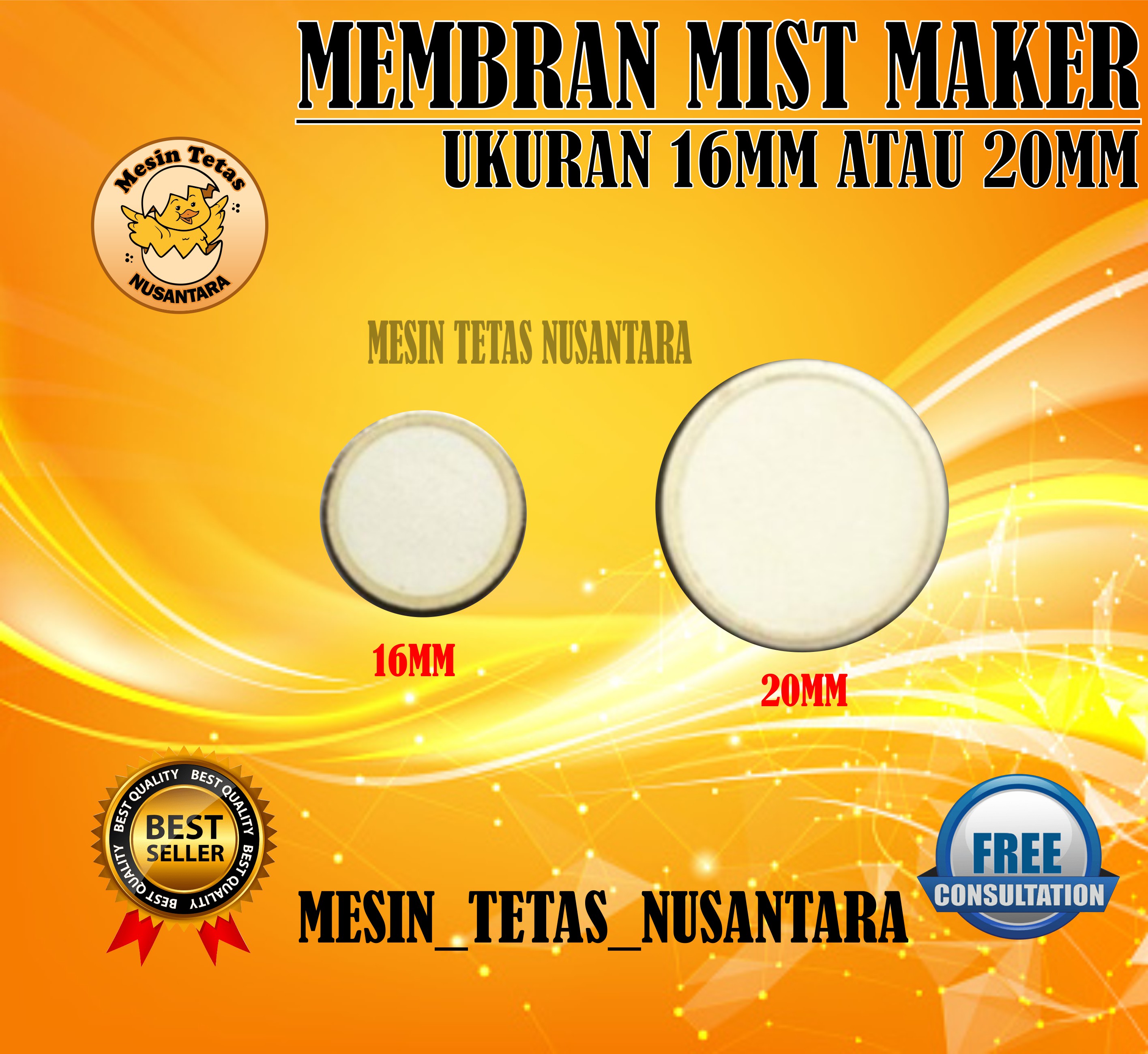 Membran Mist Maker 20MM atau 16MM | Lazada Indonesia