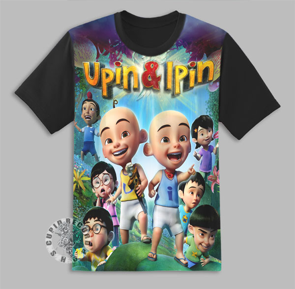 Kaos Anime Game 3D Upin Ipin Anak Baju Pakaian Umur 1-12 Tahun 10484 ...
