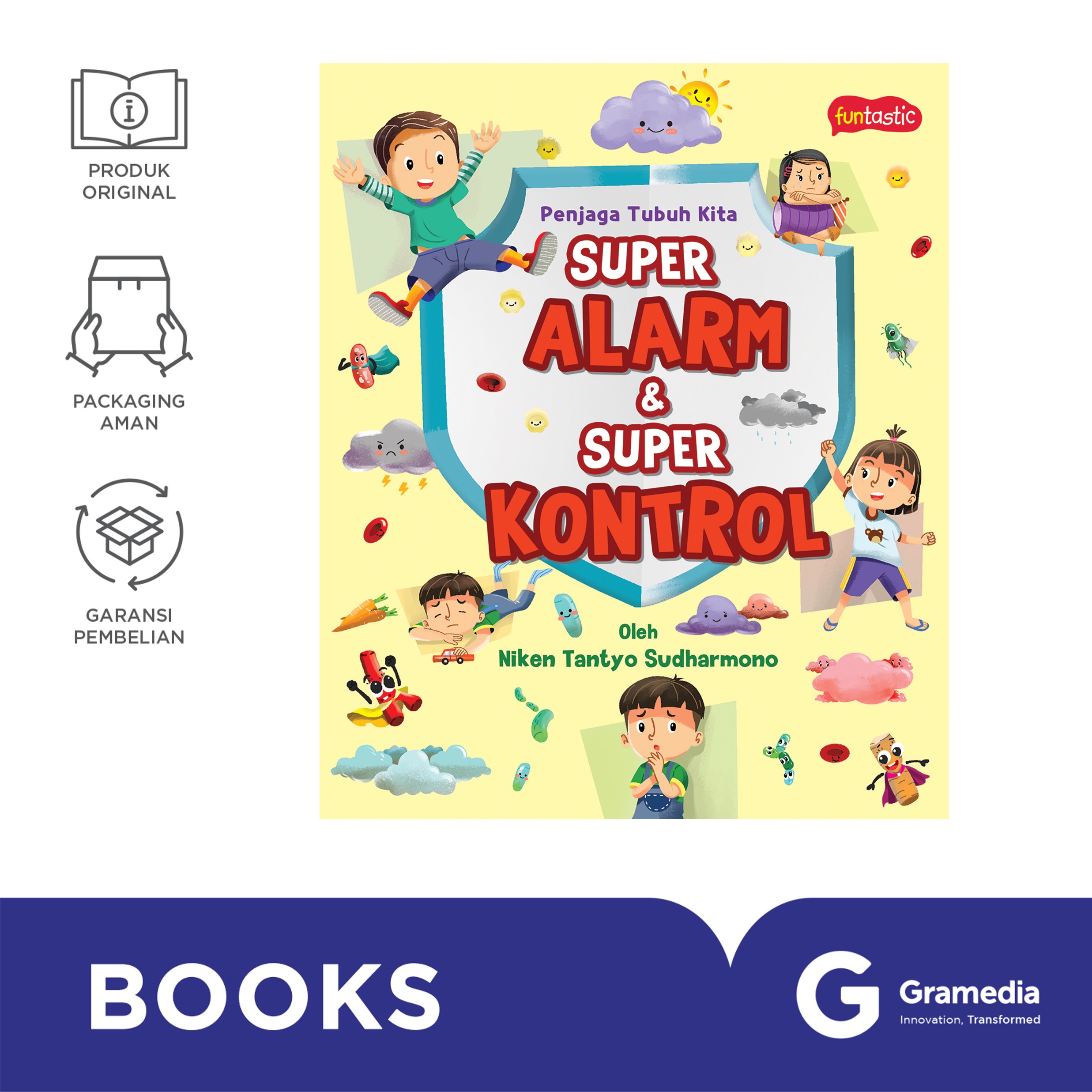 Buku SUPER ALARM & SUPER KONTROL : PENJAGA TUBUH KITA | Lazada Indonesia