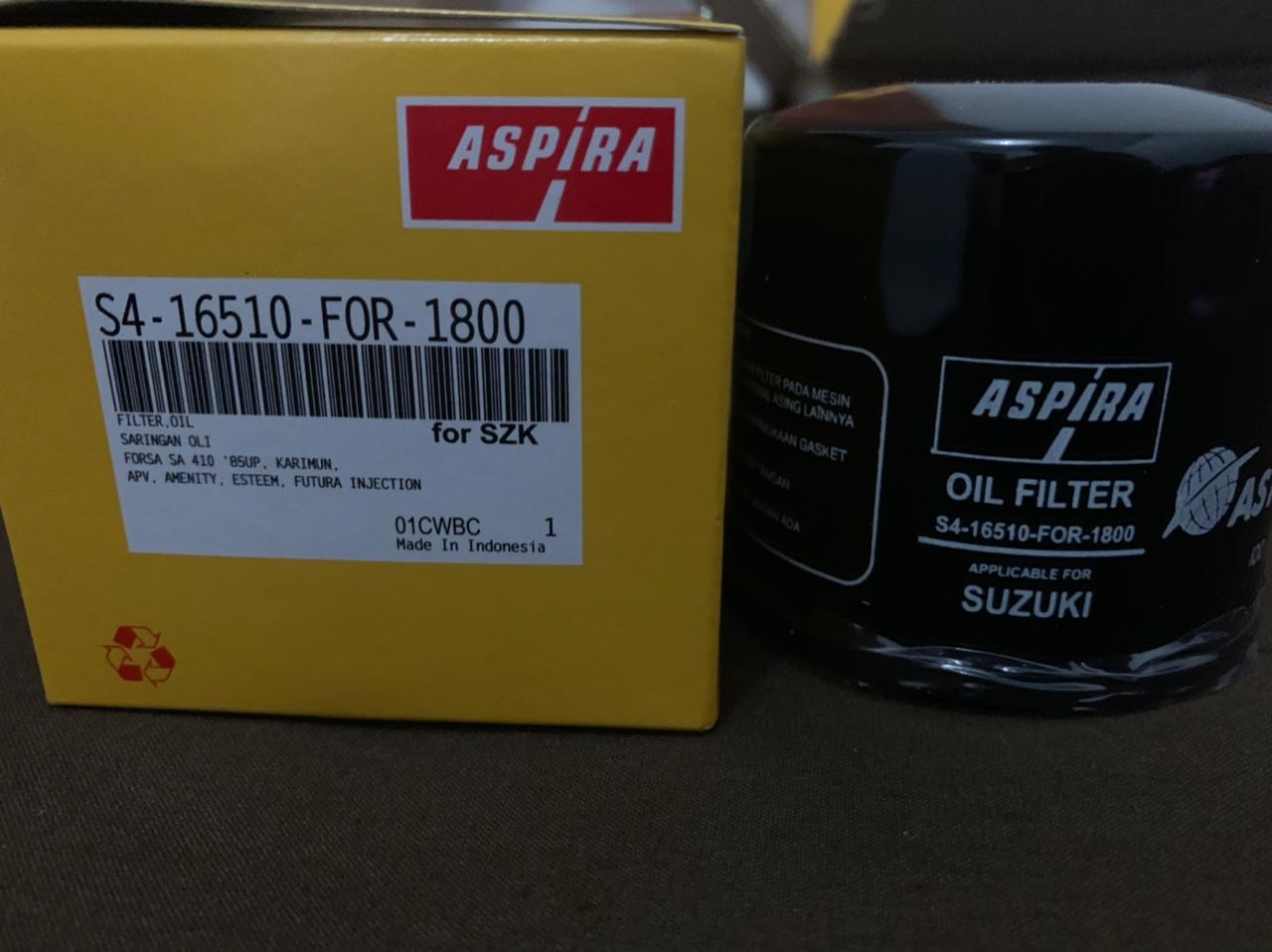 Filter Oli FORSA SA 410 '85 UP, KARIMUN, APV, ERTIGA, FUTURA INJECTION ...