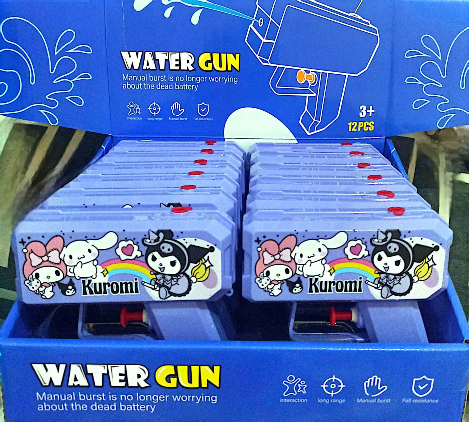MAINAN PISTOL AIR KUROMI WATER GUN KARAKTER KARTUN SANRIO | Lazada ...