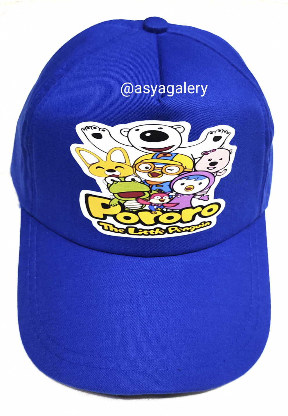 Topi Anak Pororo Sablon Distro 3G Keren/Bucket Pororo Lucu Murah ...