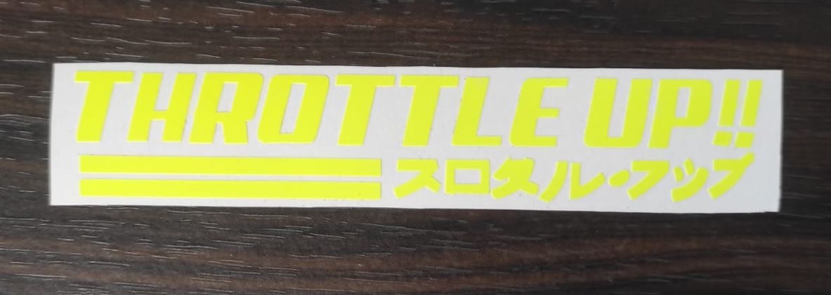 Stiker throttle up | Stiker Cutting visor helm throttle up | Lazada ...