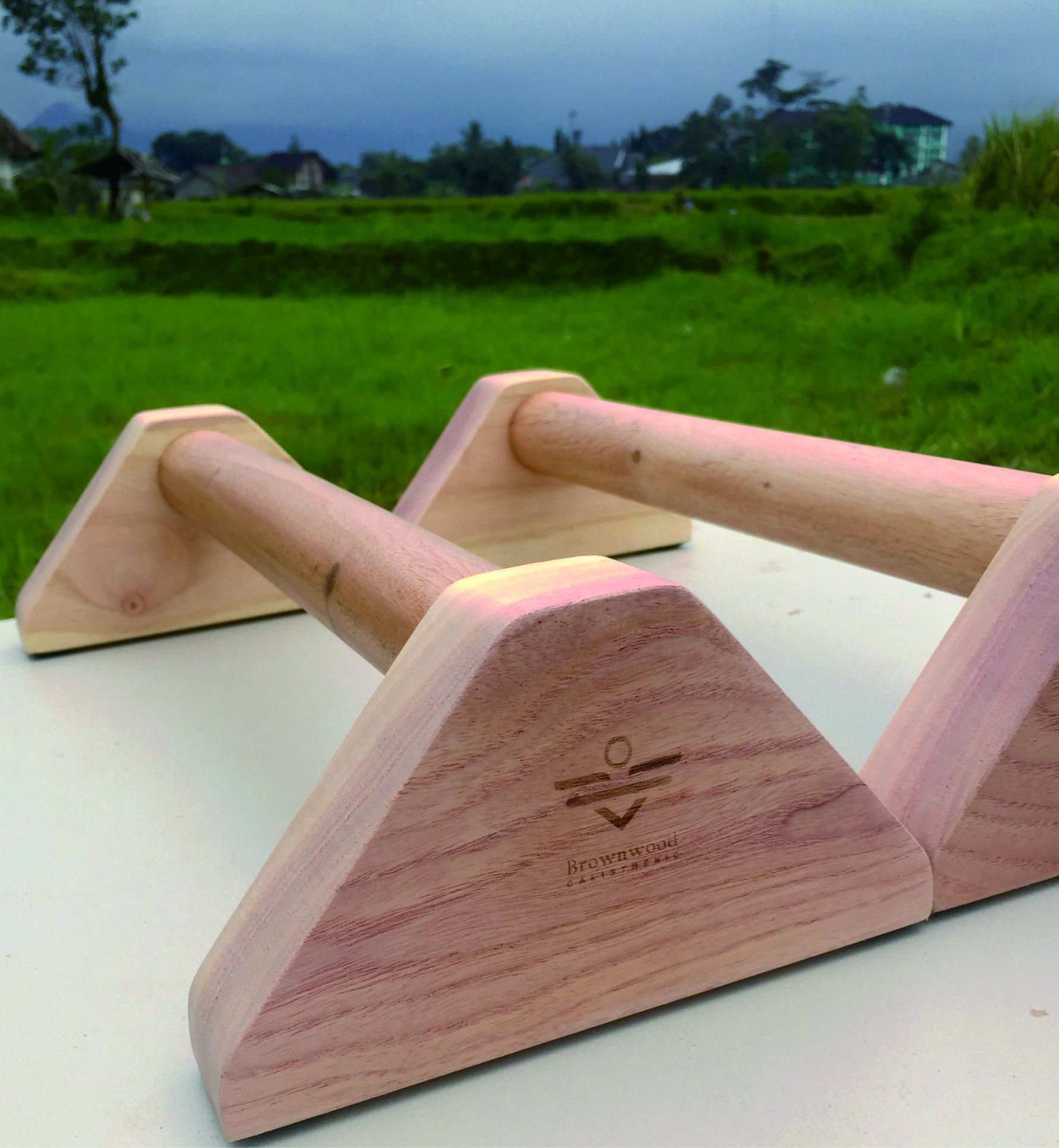 Wooden Parallettes Felon2 Low Parallette Handstand Push Up Bar | Lazada ...