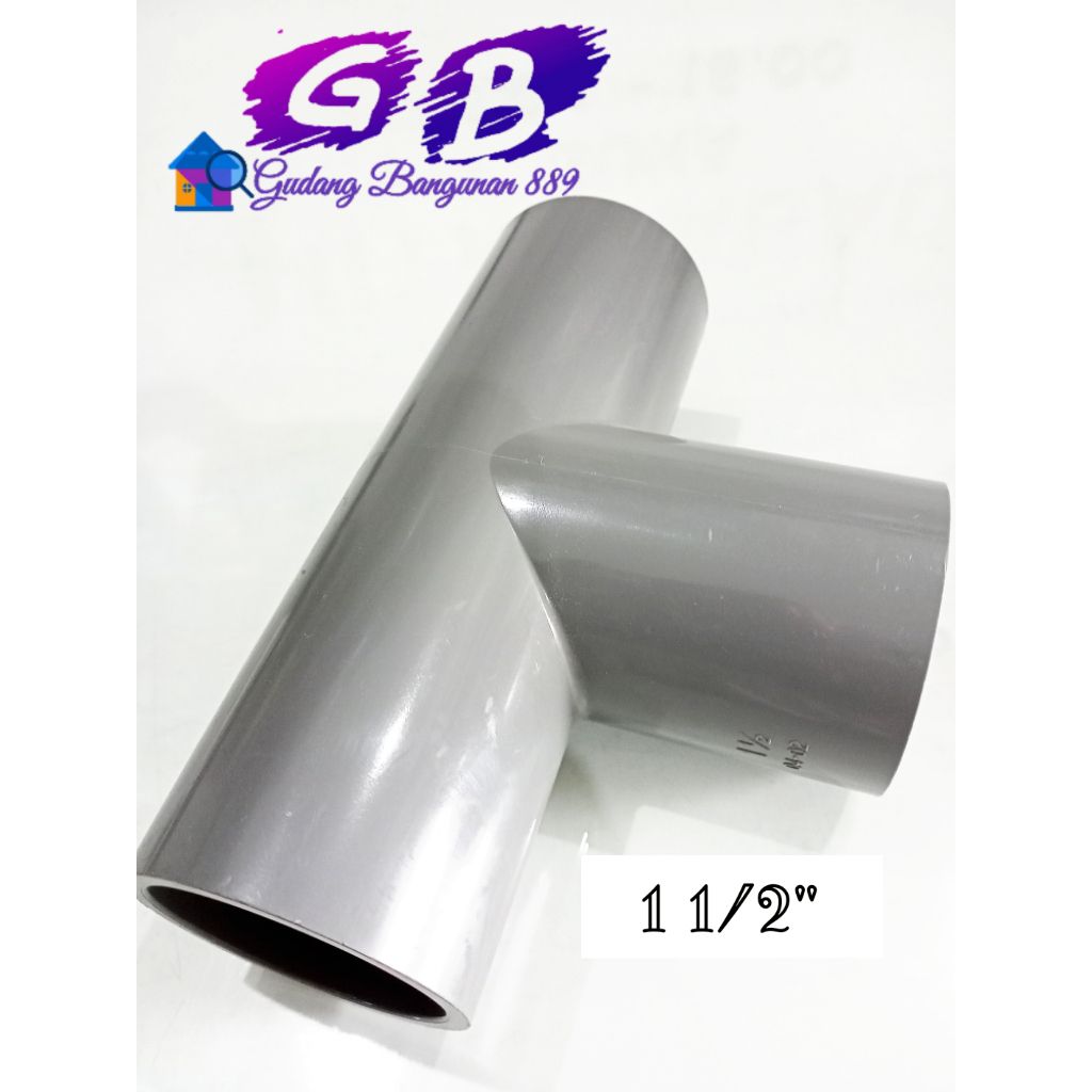 TEE PVC 1 1/2" RUCIKA AW / SAMBUNGAN TEE 1 1/2 INCI RUCIKA | Lazada ...