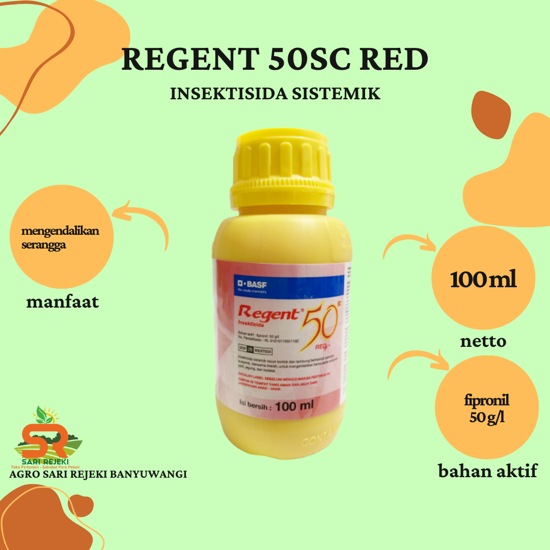 REGENT 50SC 100ML RED INSEKTISIDA SISTEMIK | Lazada Indonesia