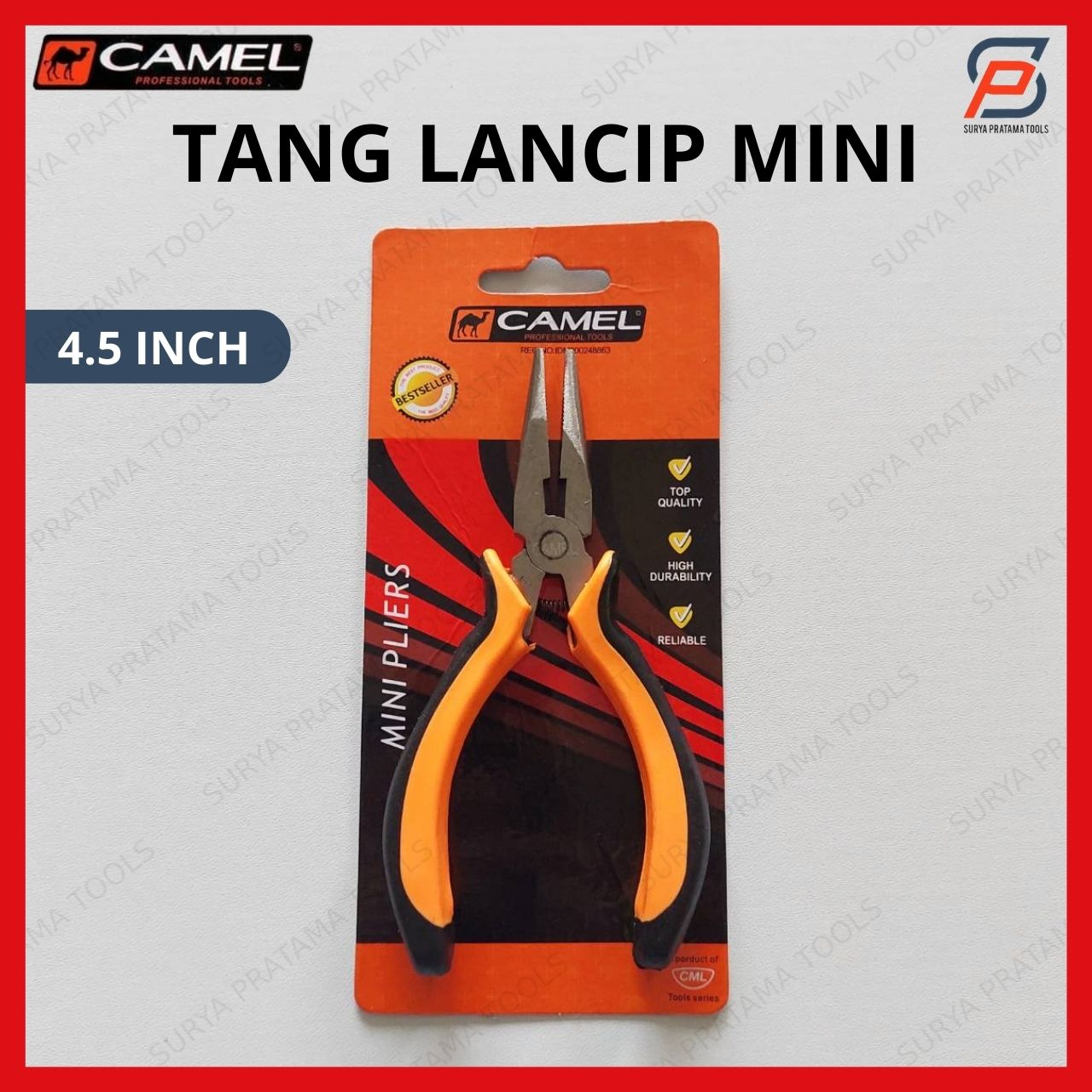 CAMEL TANG MINI LANCIP 4.5 INCH / TANG KECIL PENDEK 4.5" / TANG CUCUT ...