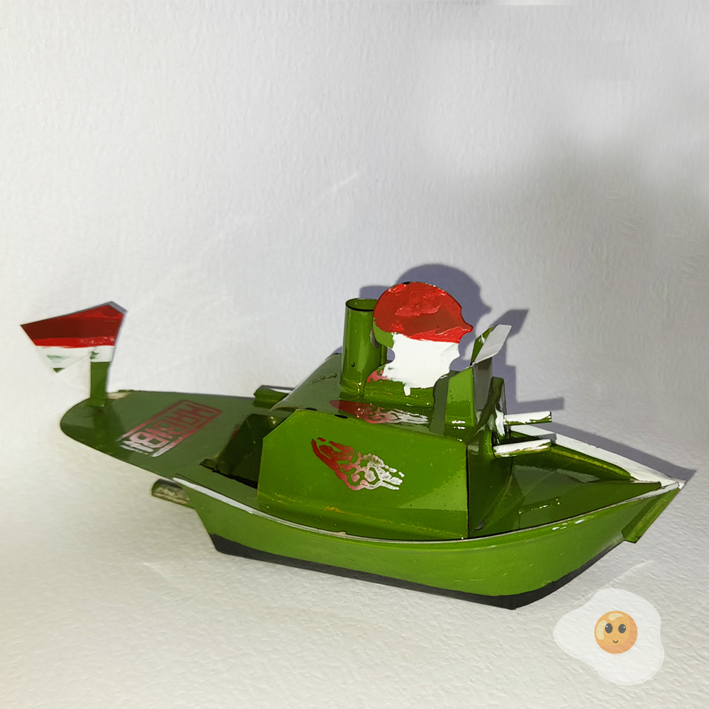 Mainan kapal Perahu Tradisional atau Kapal Otok-Otok Untuk Anak Ukuran ...