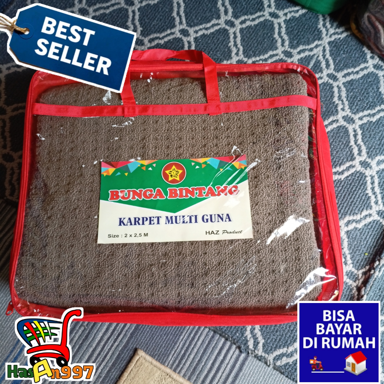 Hasan997 - Karpet multi guna 2x2.5 meter - karpet tebal - karpet lantai ...