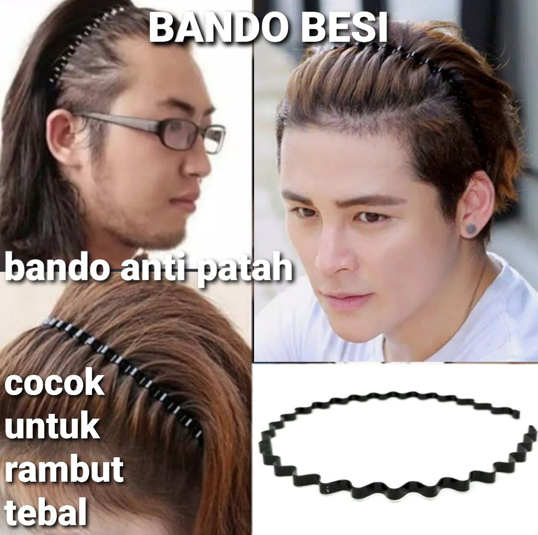 Bando Besi Anti Patah Rambut Tebal | Lazada Indonesia