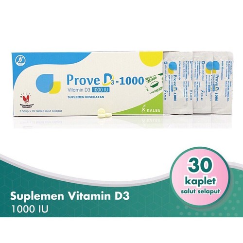 Prove D3 1000 IU - Vitamin D3 - Vit D - Vit D3 - Vitamin D - Isi 30 ...