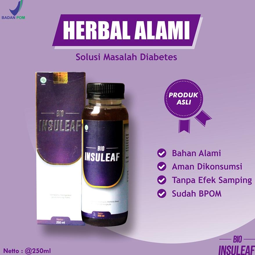 BIO INSULEAF 250 ml \\ Obat Herbal Diabetes BIO INSULEAF ORIGINAL 100% ...
