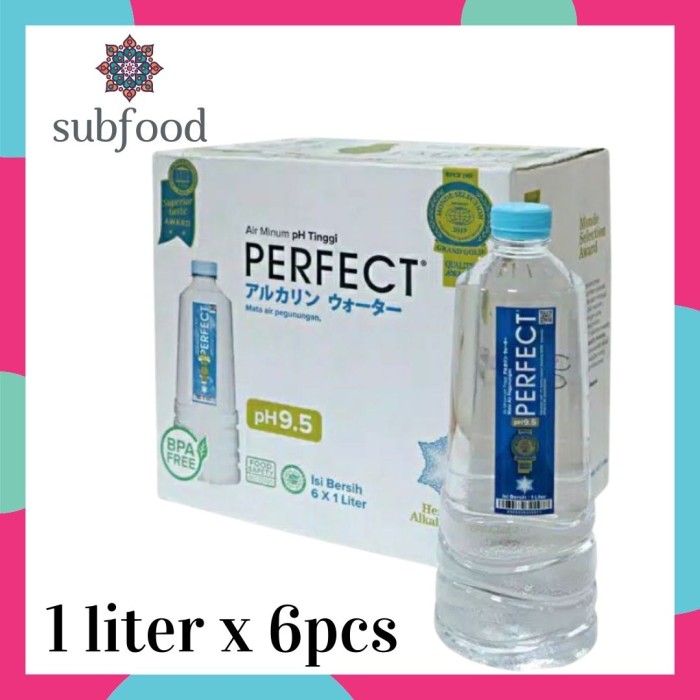 Perfect Alkaline Water 1 liter (1 Dus) Air Mineral Perfect | Lazada ...