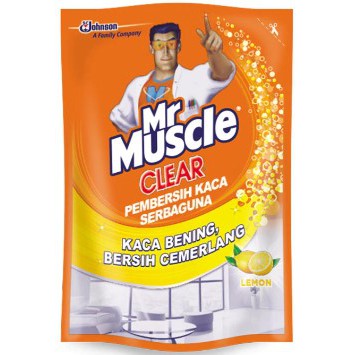 Mr Muscle Clear Glass Cleaner Refill 440ml | Lazada Indonesia