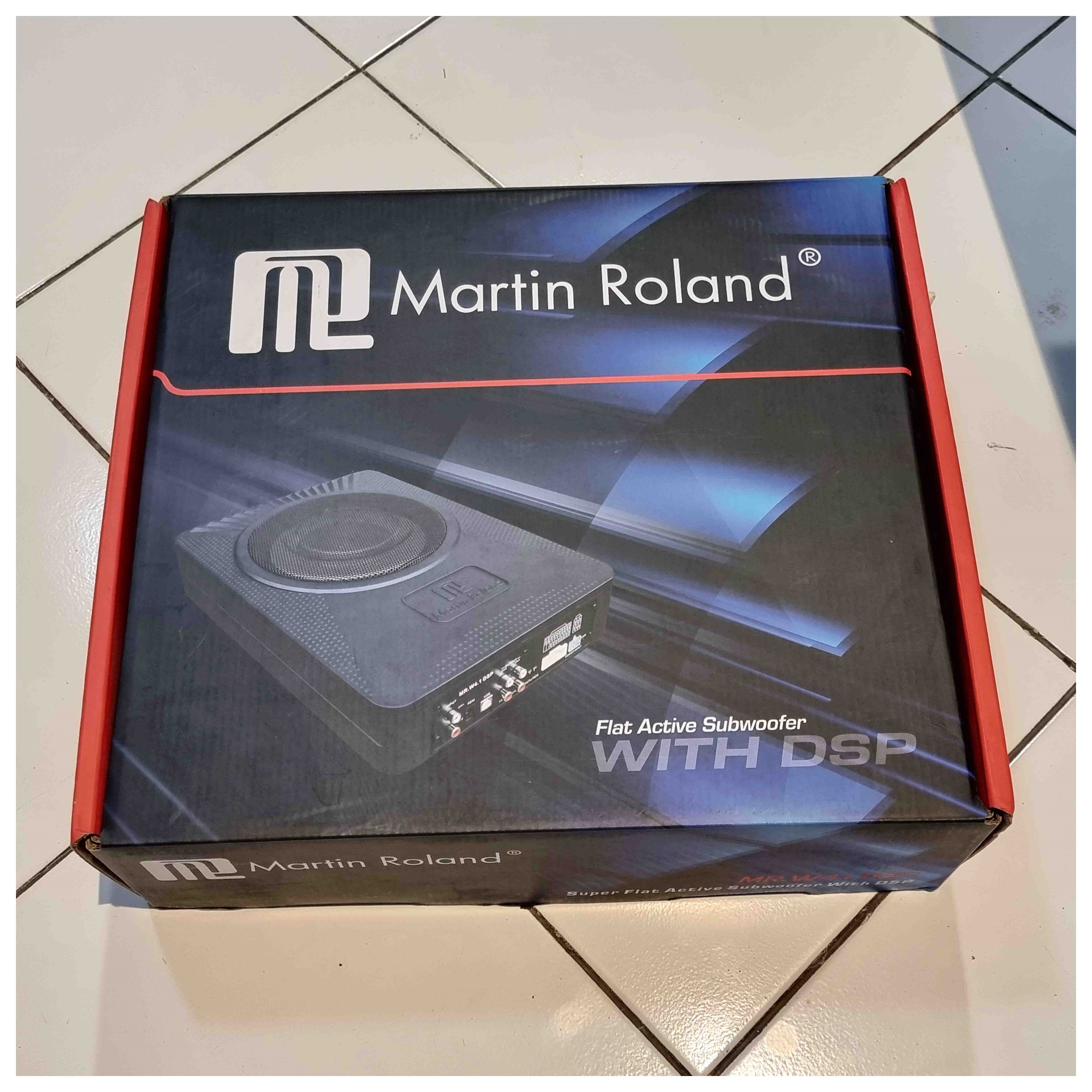 Martin Roland Subwoofer Kolong Aktif 8 inch built in Amplifier DSP ...