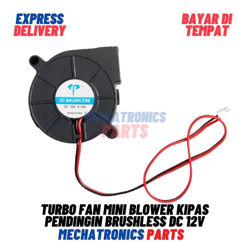 Turbo Fan Mini Blower Kipas Pendingin Brushless DC 12V 5789 | Lazada ...