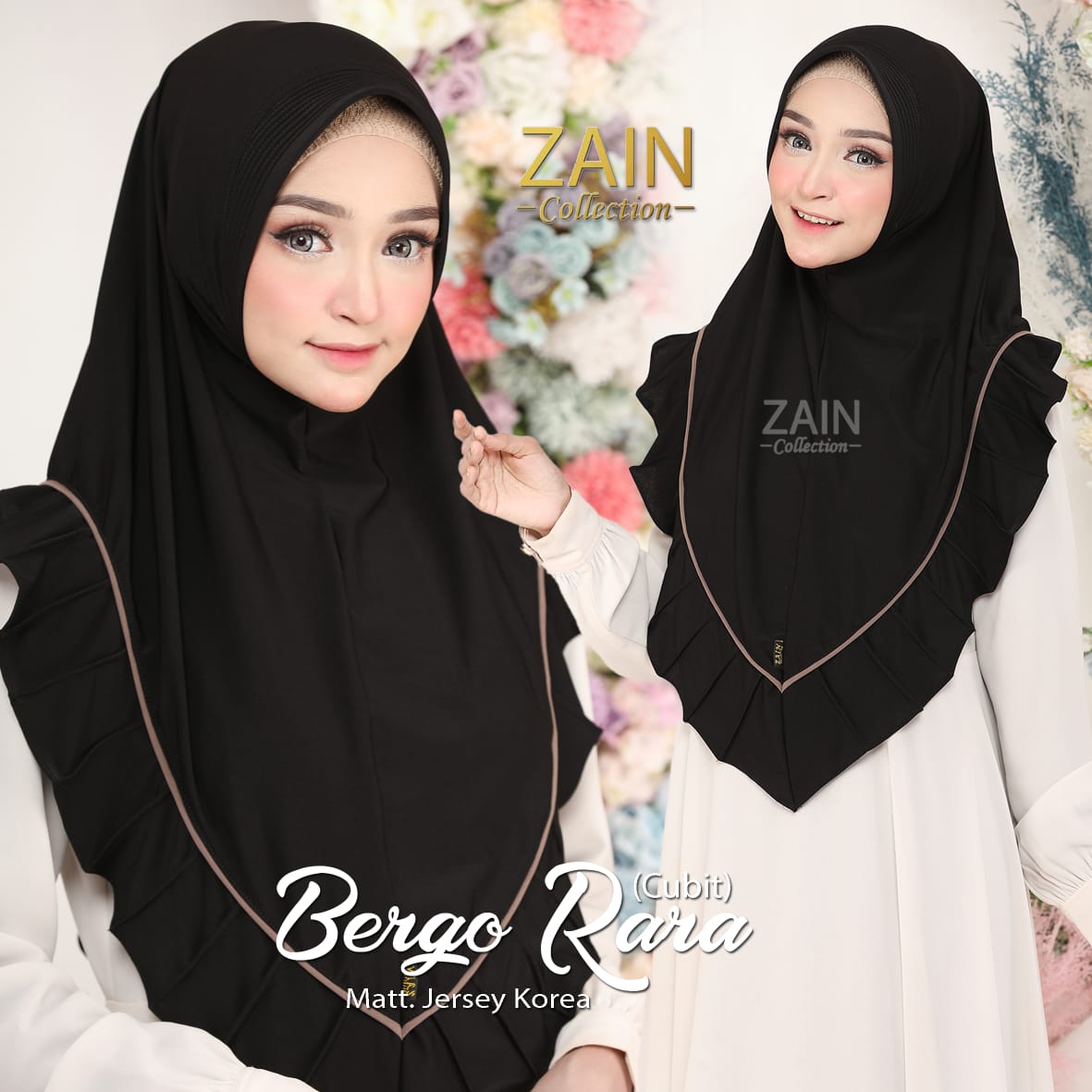 ZAIN ~ Hijab Bergo Rara / Bergo jersey premium hijab terbaru ( Hijab ...