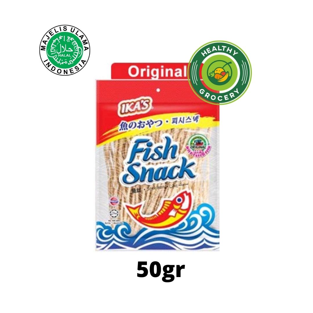 Ika's Fish Snack 50gr / IKAS Kerupuk Ikan Rasa BBQ Original Hot Spicy ...