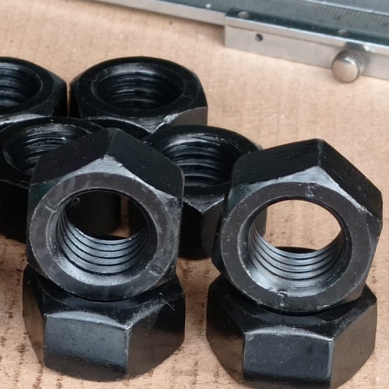MUR BAJA M24 HTB GRADE 8.8 KUNCI 36 MUR HEX HEAVY NUT 24 MM WARNA HITAM ...
