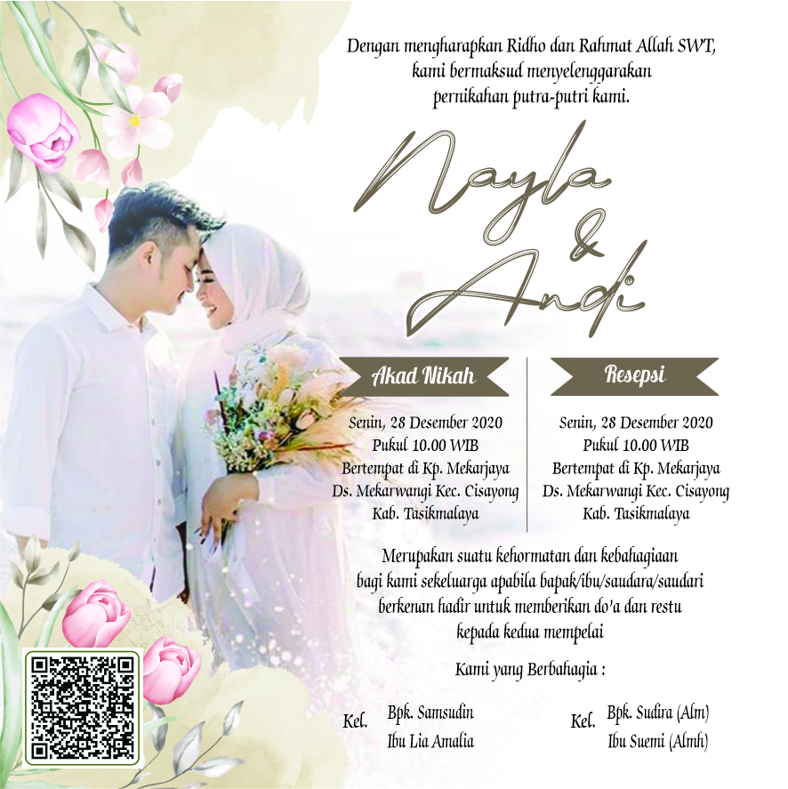 100 biji Undangan besek kotak nasi sorogan punjungan pernikahan 10 11 ...