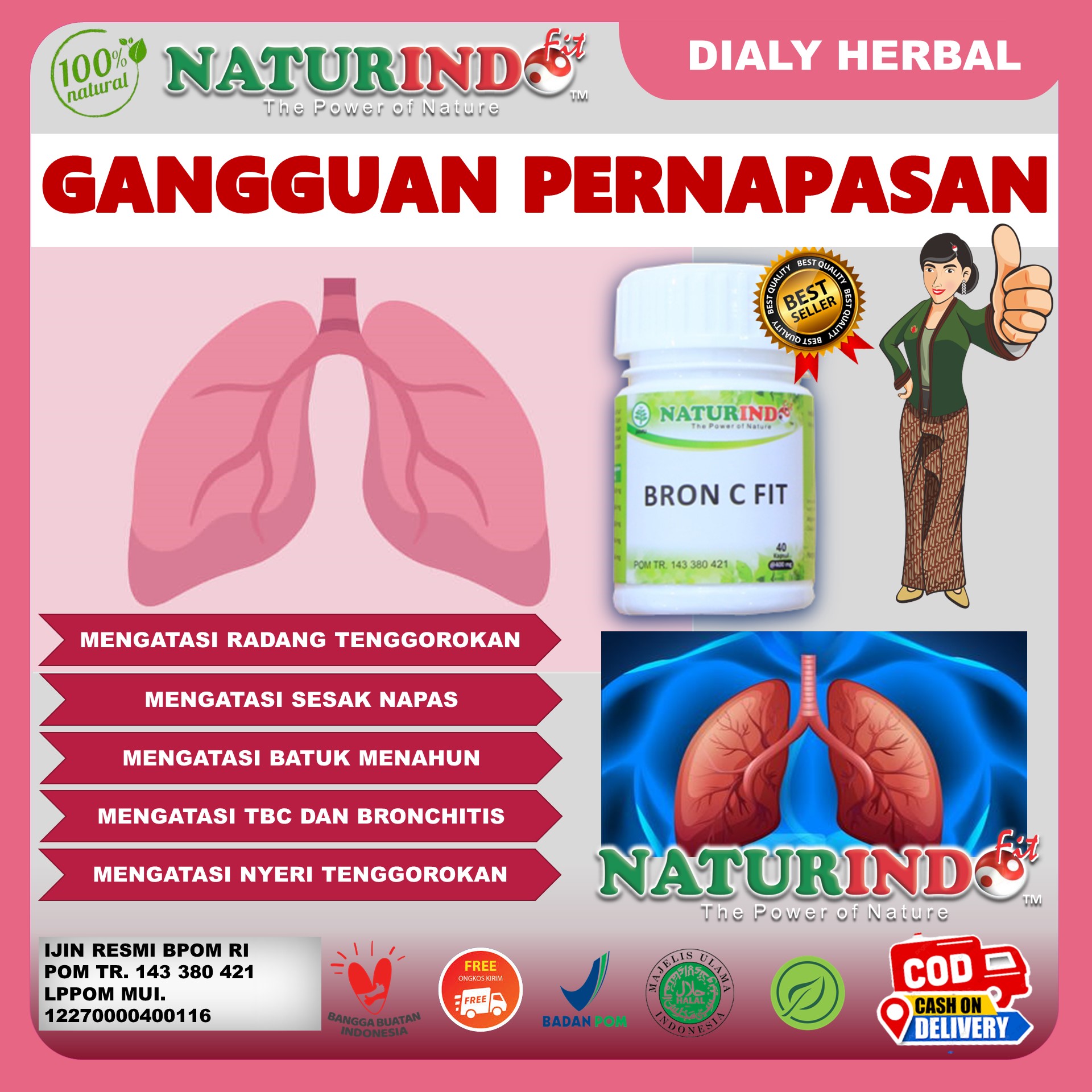 BRON C FIT - Obat Batuk Berdahak Obat Batuk Menahun Batuk Kering Batuk ...