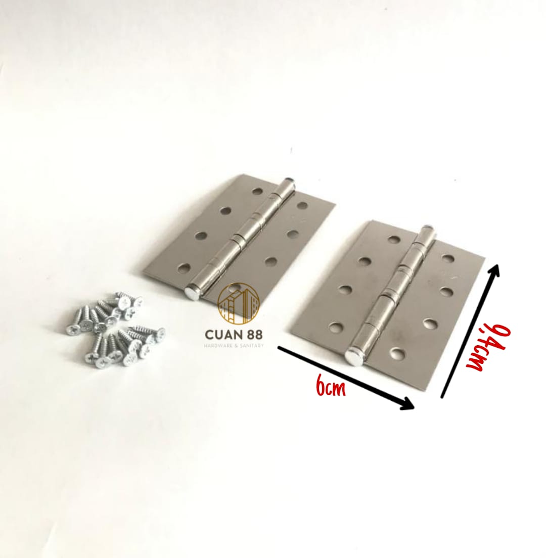 Engsel Plat 3INCH 4INCH / Engsel pintu Jendela Palazzo | Lazada Indonesia