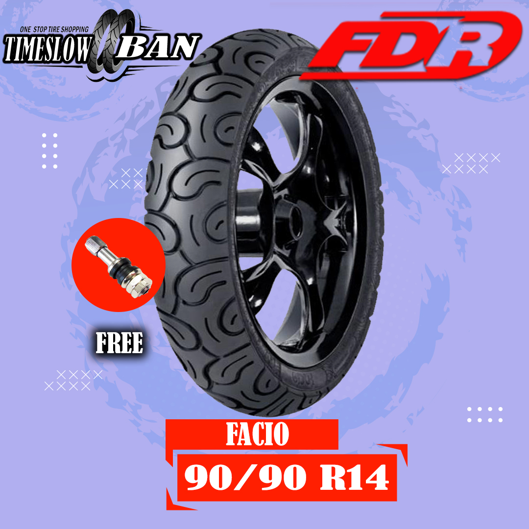 Ban Motor Matic // FDR FACIO 90/90 Ring 14 Tubeless | Lazada Indonesia