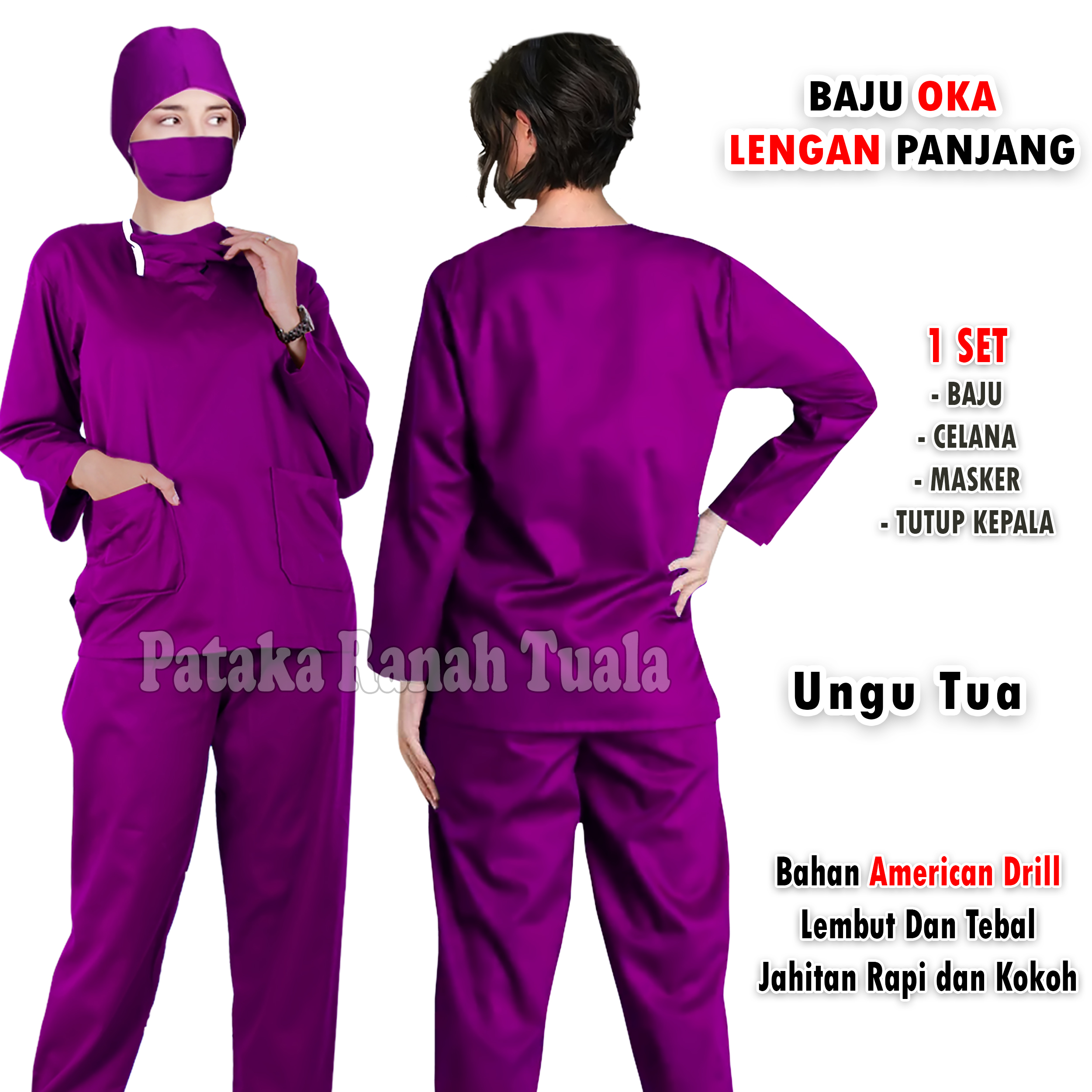 SERAGAM SCRUB PERAWAT / BAJU OK / BAJU OK MEDIS / BAJU OK MEDIS TERBARU ...