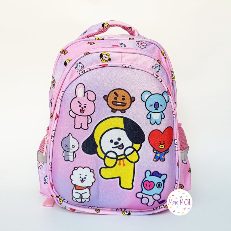 Gratis Ongkir Tas Ransel Backpack Sekolah SD BT21 BTS Koya RJ Mang ...