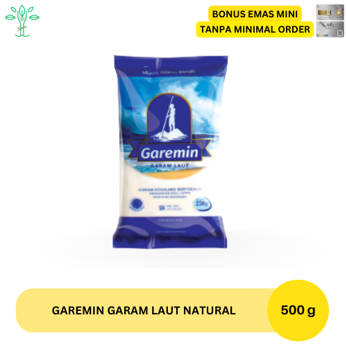 Garemin Garam Laut Natural Sea Salt Halal 500 gram / Garam himalaya ...