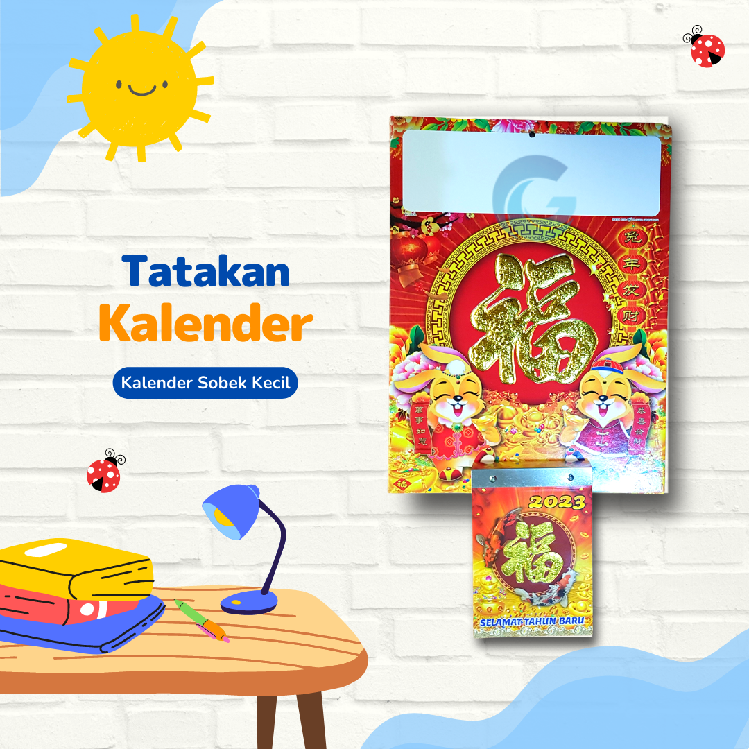 Tatakan Papan Kalender Dinding Sobek Harian Tahun 2023 | Lazada Indonesia